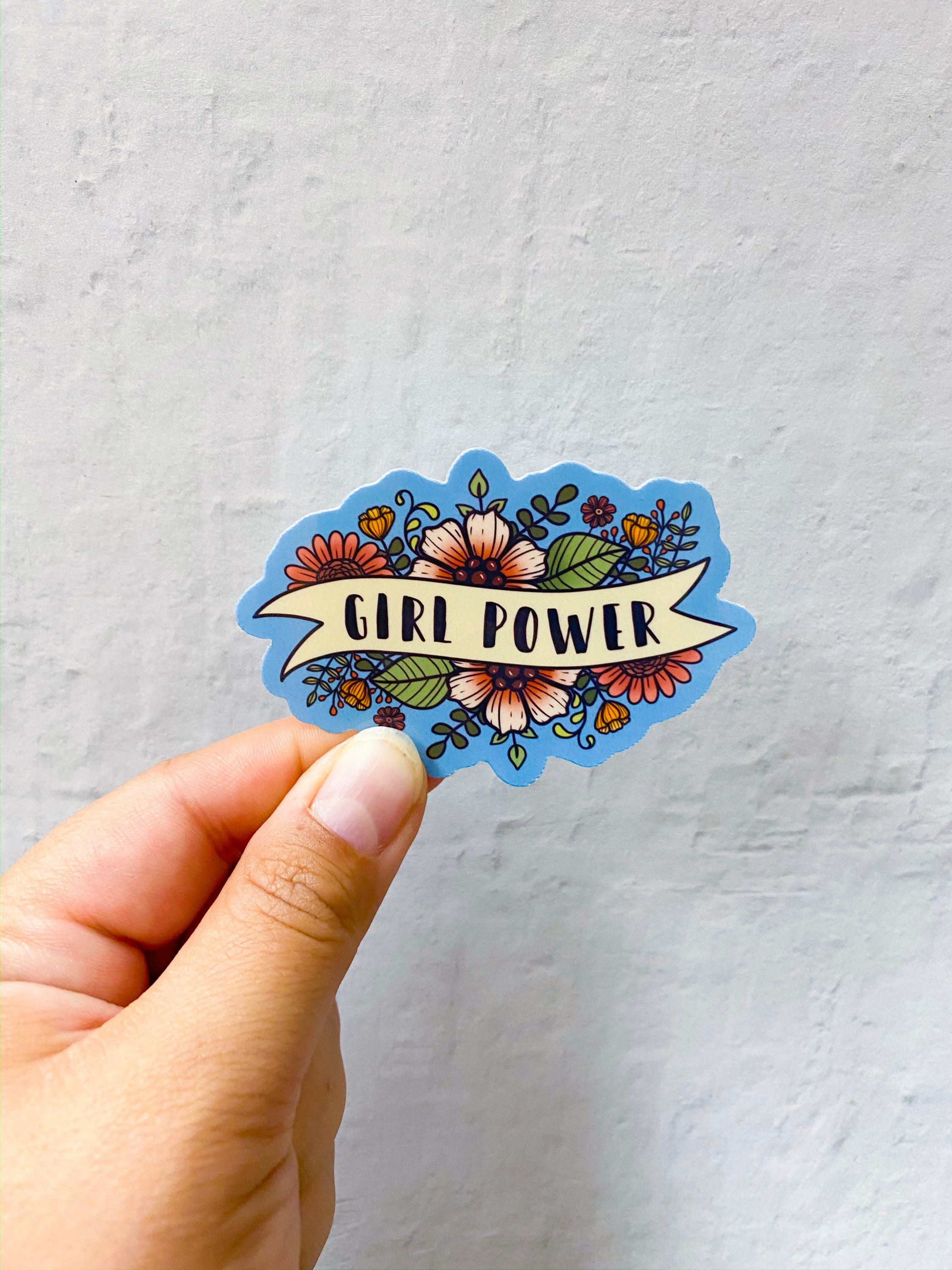 Girl Power Sticker Stickers Stickers for Hydroflask | Etsy