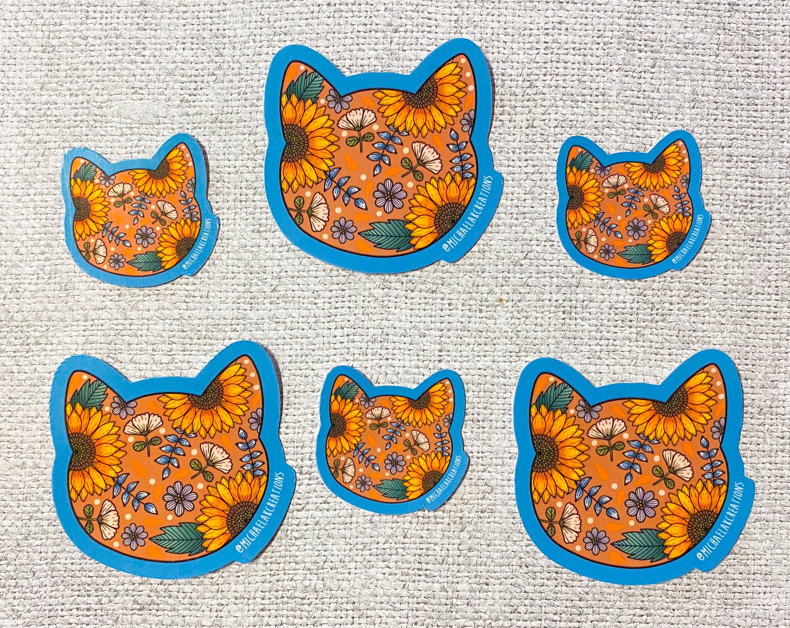 Orange Cat Sticker Cat Sticker Stickers Stickers for - Etsy
