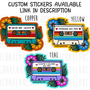Mix Tape Sticker | Mix Tape Sticker | Cute Sticker| Stickers for ...