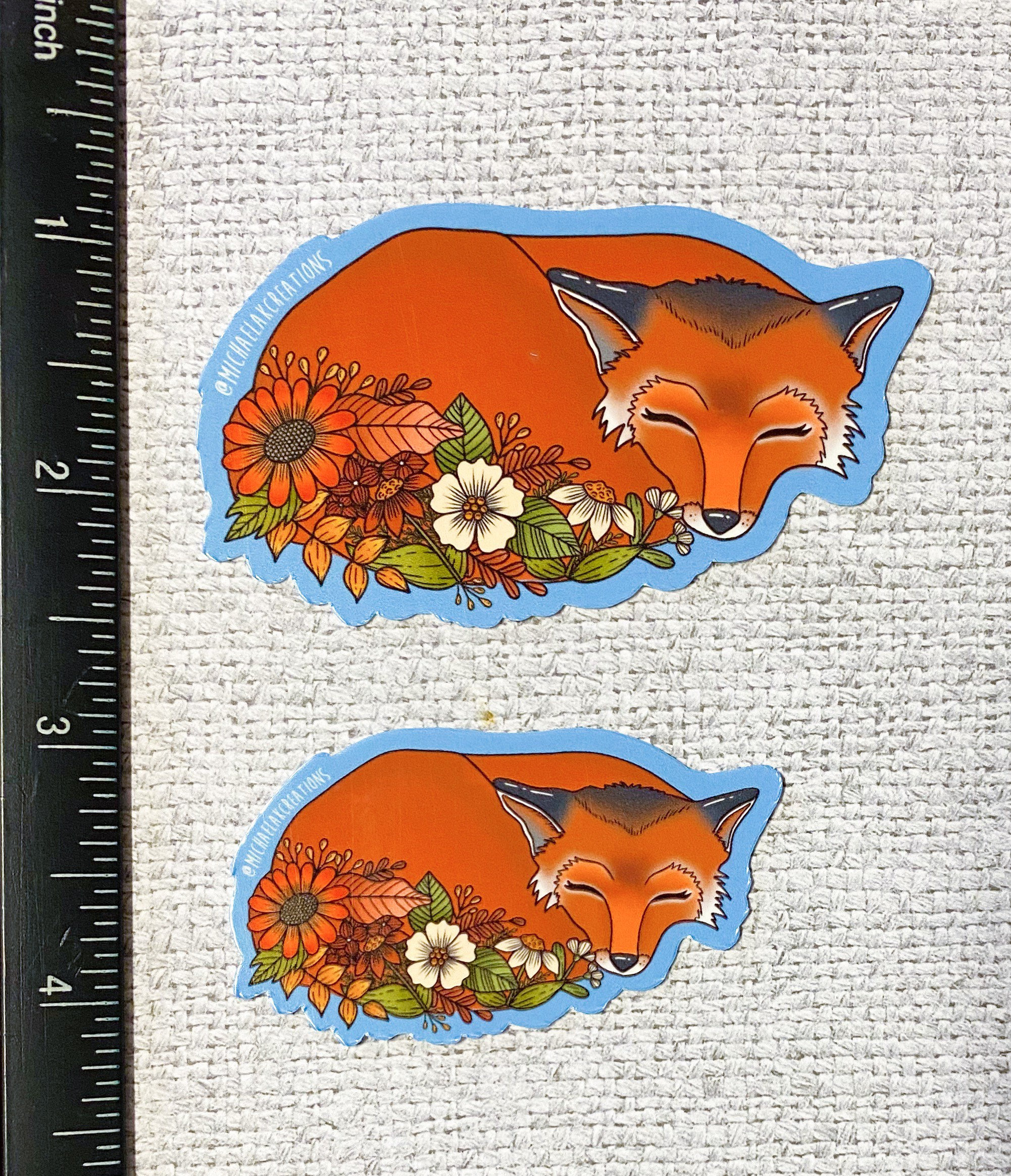 Fox Sticker Stickers Stickers for Hydroflask Laptop | Etsy