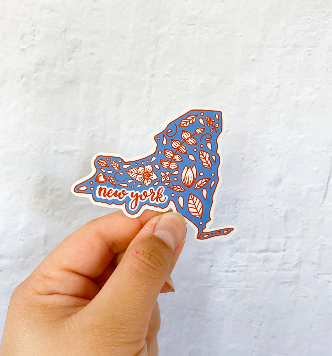 New York Sticker States Stickers NY Sticker Stickers for - Etsy