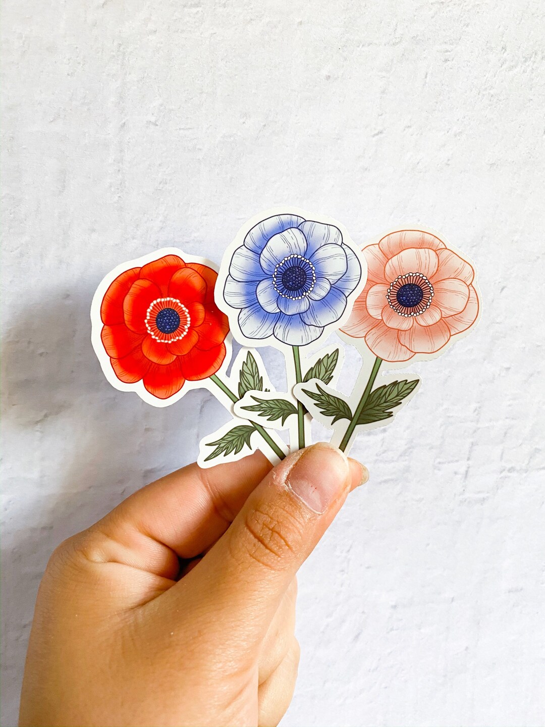 Anemone Sticker | Stickers for Hydroflask | Laptop Stickers | Laptop ...
