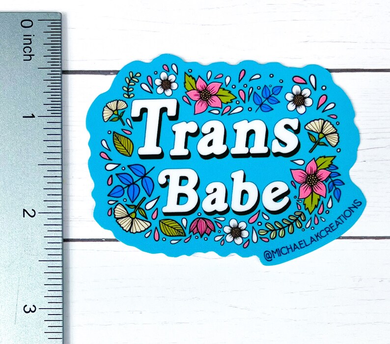 Trans Babe Sticker Stickers Stickers for Hydroflask - Etsy