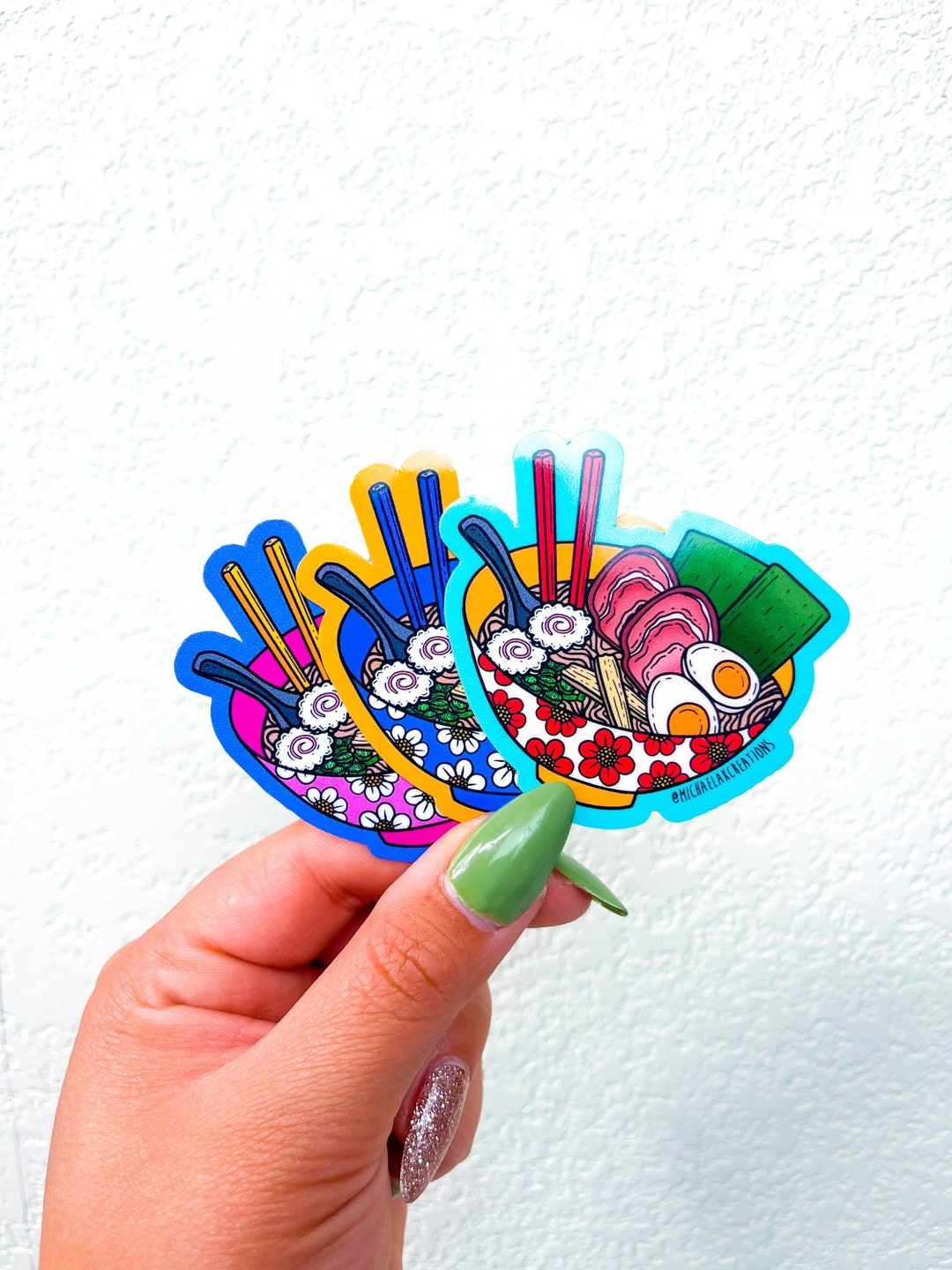 Ramen Sticker |food Sticker|noodle Sticker |hydro Flask Stickers | Cool ...