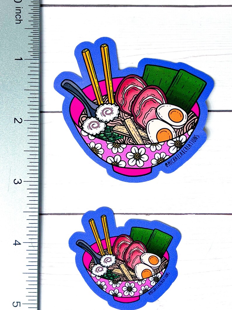 Ramen Sticker |food Sticker|noodle Sticker |hydro Flask Stickers | Cool ...