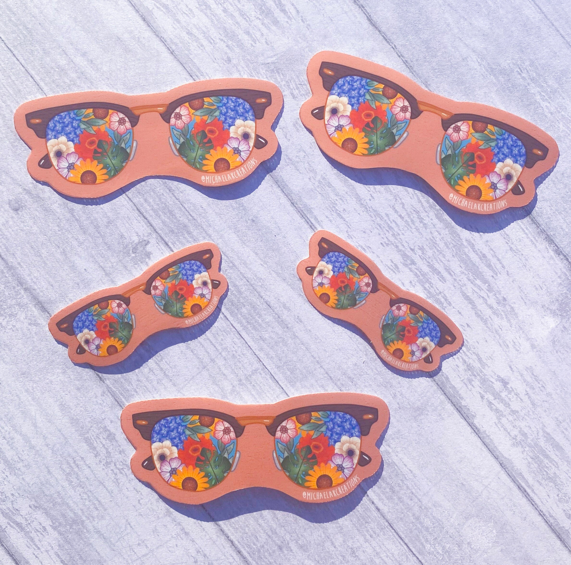 Sunglasses Sticker Stickers Stickers for Hydroflask - Etsy