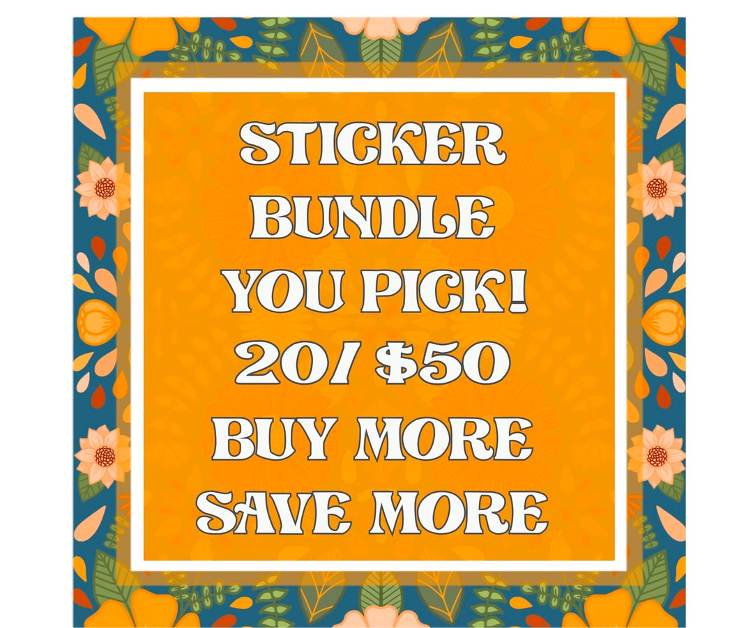 Sticker Bundle | Vinyl Sticker Bundle | Waterproof Stickers | 10 Pack ...