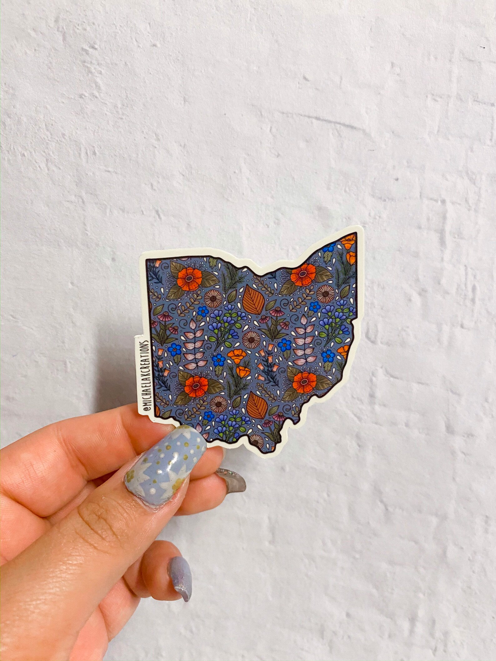 Ohio Sticker States Stickers OH Sticker Stickers for - Etsy