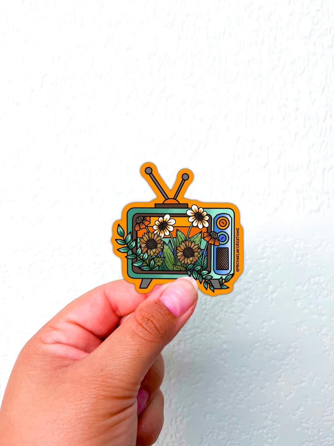 Retro Tv Sticker, Stickers for Hydroflask,laptop Stickers,cute Car ...