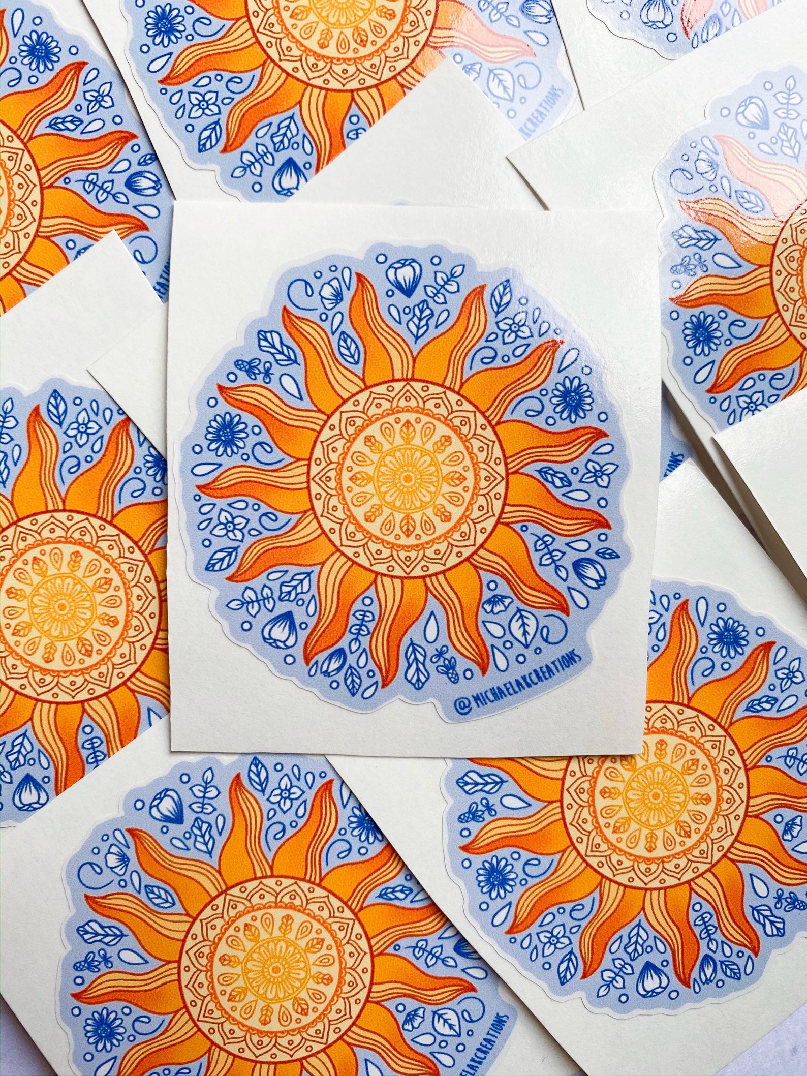 Sun Sticker Sun Child Stickerstickers for Hydroflask - Etsy