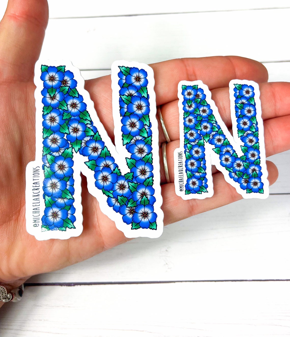 N Sticker stickers for Hydroflaskstickerslaptop - Etsy