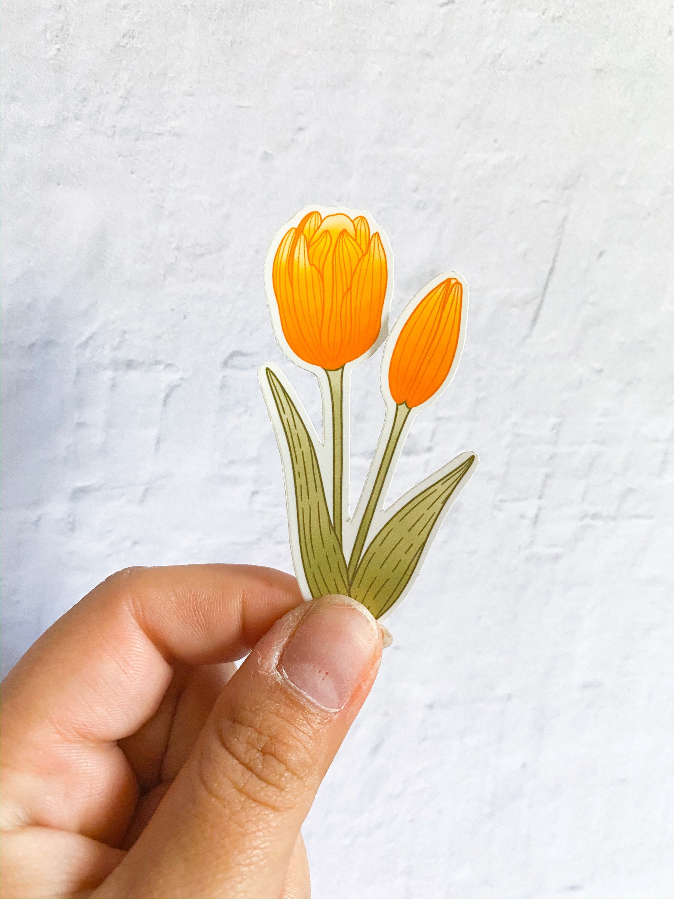 Tulips Sticker Stickers for Hydroflask Laptop Stickers | Etsy