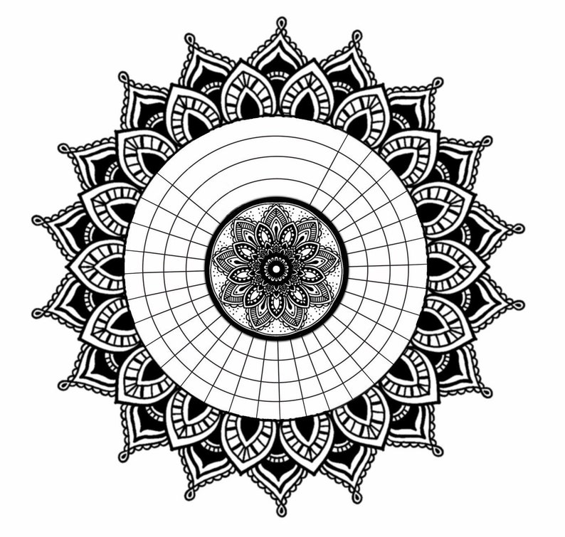 Mandala Mood Tracker -digital Download/ Printable - Etsy