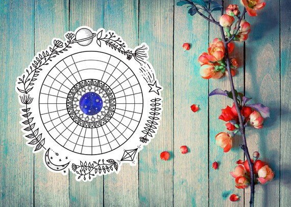 3 Pack Space Garden Mood Tracker Digital Download/ Printable | Etsy