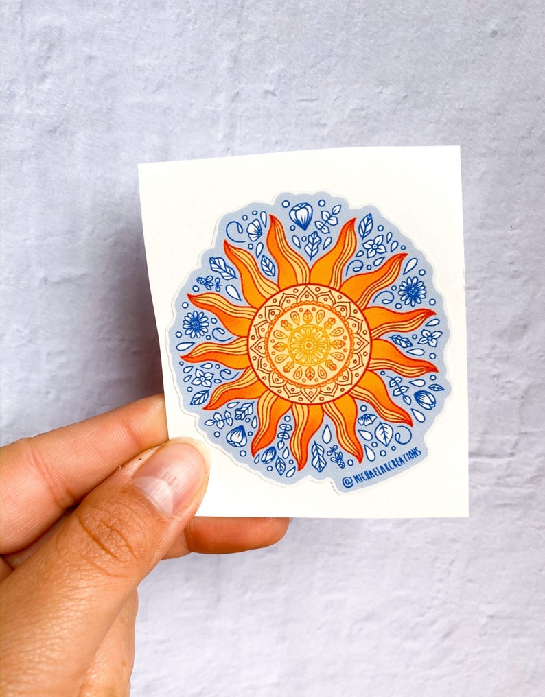 Sun Sticker Sun Child StickerStickers for Hydroflask | Etsy