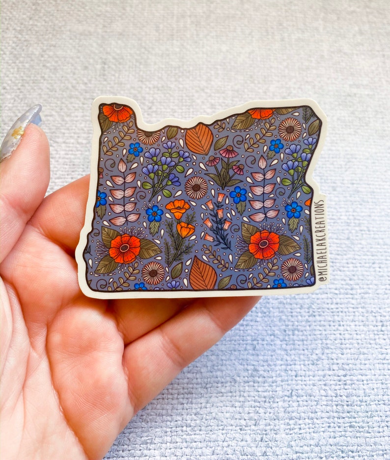 Oregon Sticker States Stickers OR Sticker Stickers for - Etsy