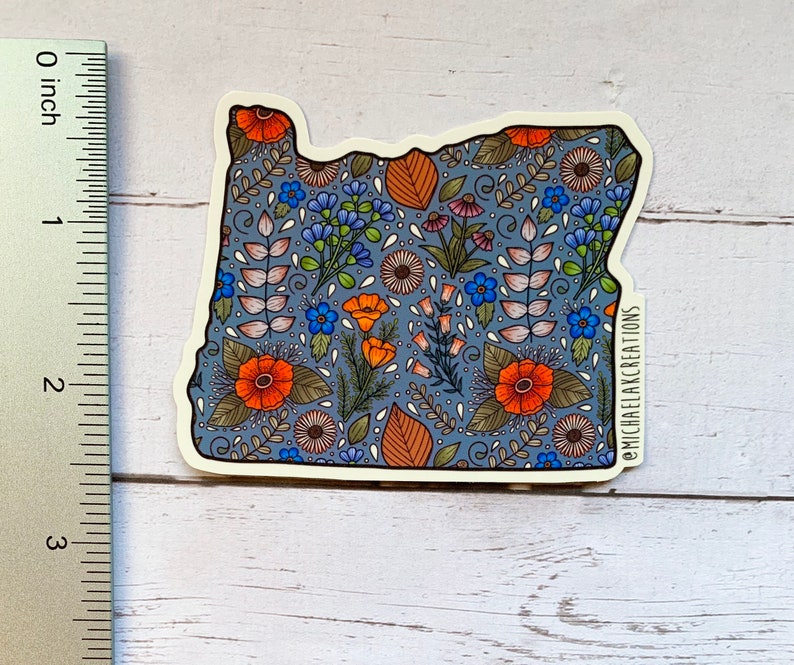 Oregon Sticker States Stickers OR Sticker Stickers for - Etsy