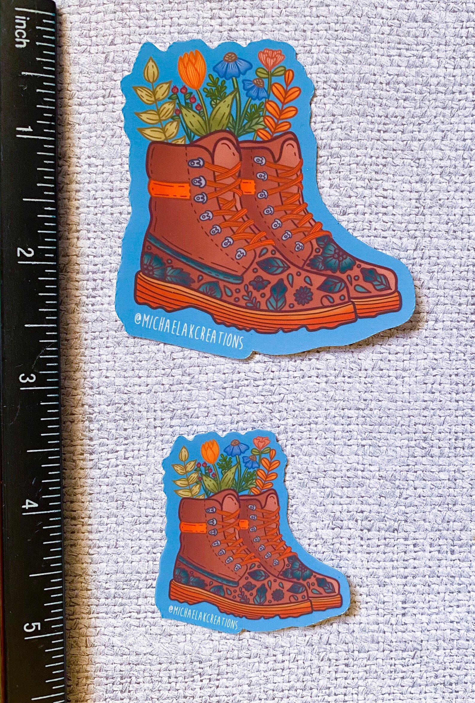 Hiking Boots Sticker Stickers for Hydroflaskstickers - Etsy