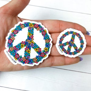 Peace Sign Sticker | Stickers | Stickers for Hydroflask | Laptop ...