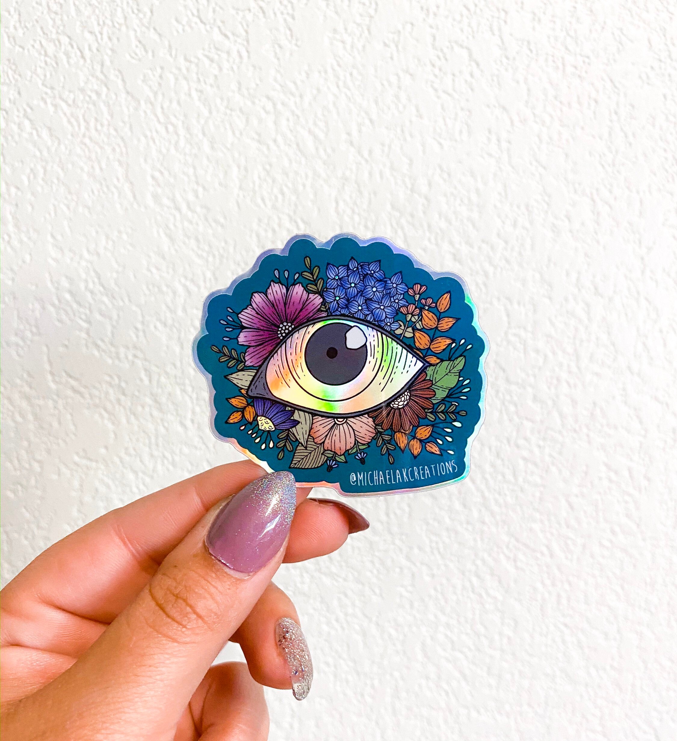 Eye Sticker flower Eye Sticker Stickers for Hydroflask - Etsy