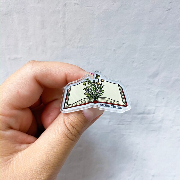 Book Pin - Etsy