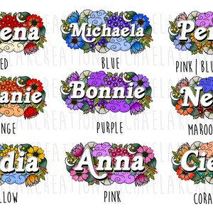 Custom Name Sticker | Moon Name Sticker | Name Sticker| Stickers for ...