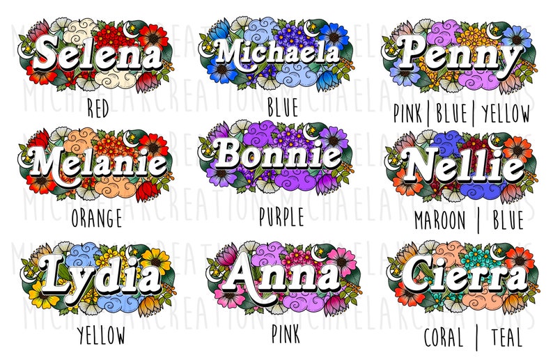 Custom Name Sticker Moon Name Sticker Name Sticker - Etsy