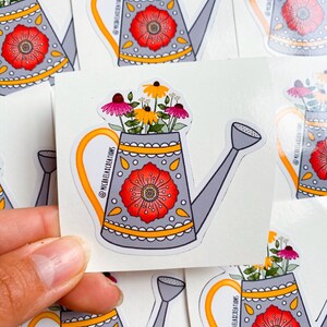 Watering Can Sticker | Stickers | Gardening Sticker | Stickers for ...