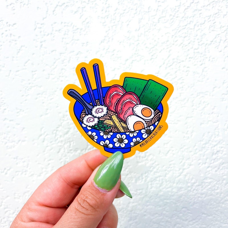 Ramen Stickers - Etsy
