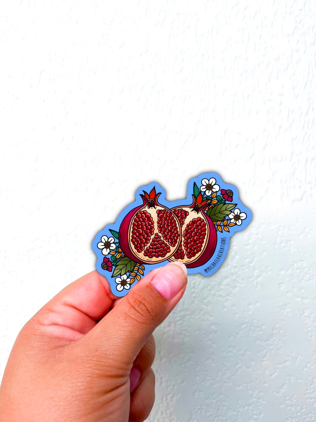 Pomegranate Sticker | Fruit Stickers | You Da Pom | Stickers for ...