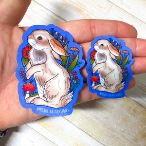 Rabbit Sticker | Stickers | Stickers for Hydroflask | Laptop Stickers ...