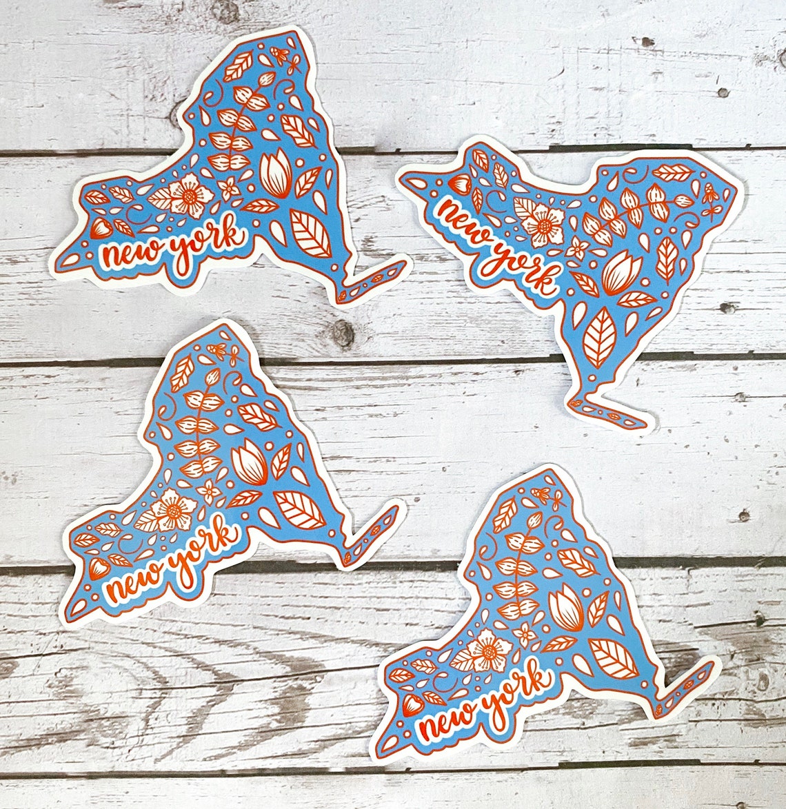 New York Sticker States Stickers NY Sticker Stickers for - Etsy