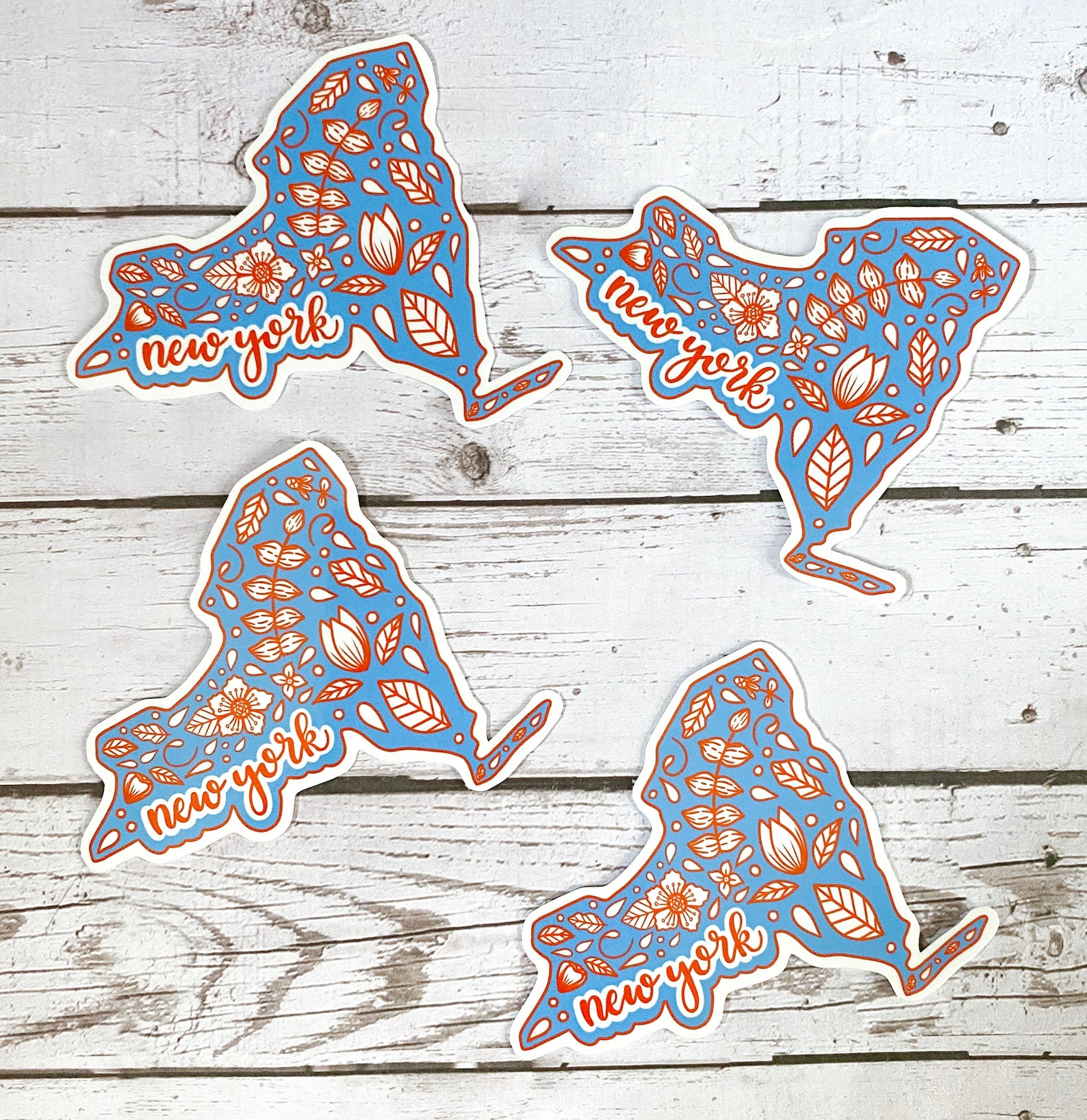 New York Sticker States Stickers NY Sticker Stickers for - Etsy