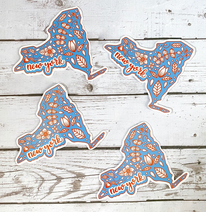 New York Sticker | States Stickers | NY Sticker | Stickers for ...