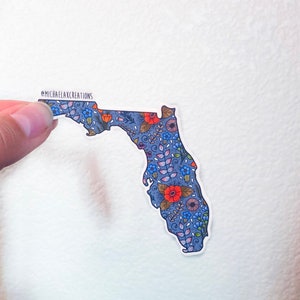Florida Sticker | States Stickers | FL Sticker | Stickers for ...
