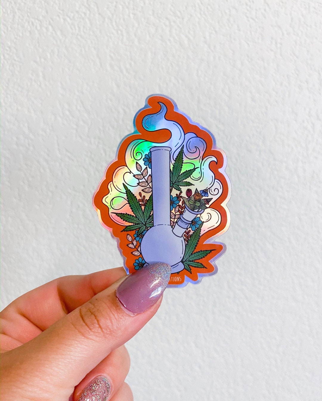 Smoker Sticker |420 Sticker | Stickers for Hydroflask |flower Sticker ...