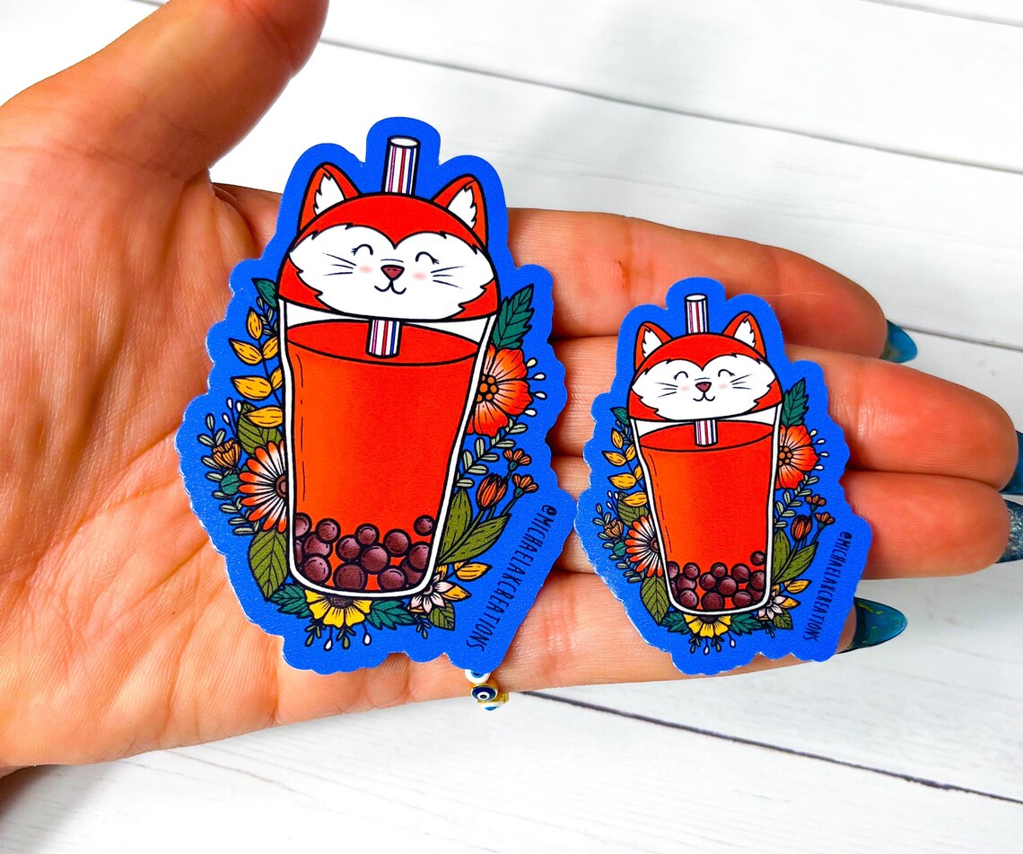 Boba Fox Stickerboba Animal Stickerboba Stickerstickers for - Etsy
