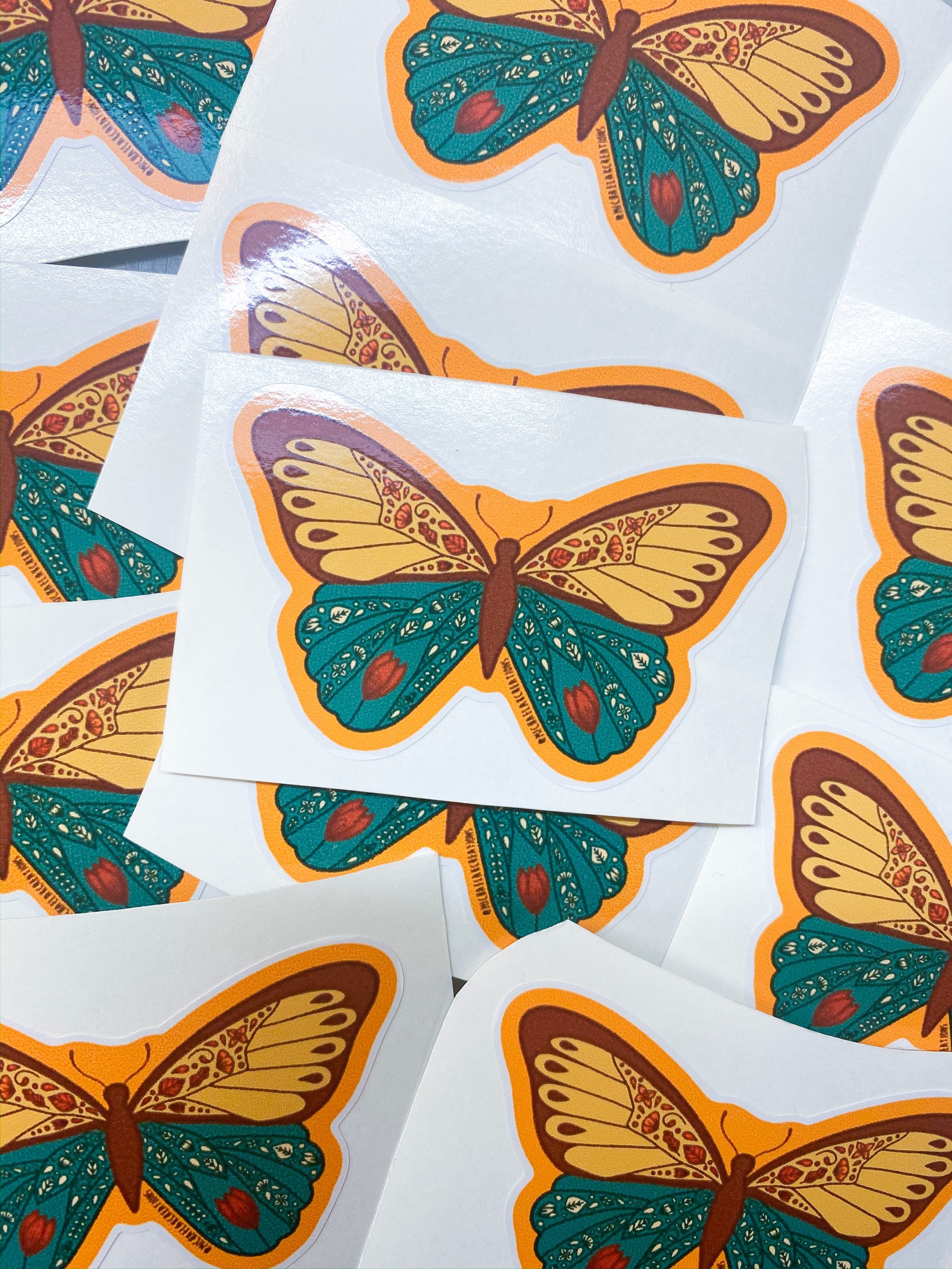 Butterfly Stickers Bug Sticker Stickers for Hydroflask | Etsy