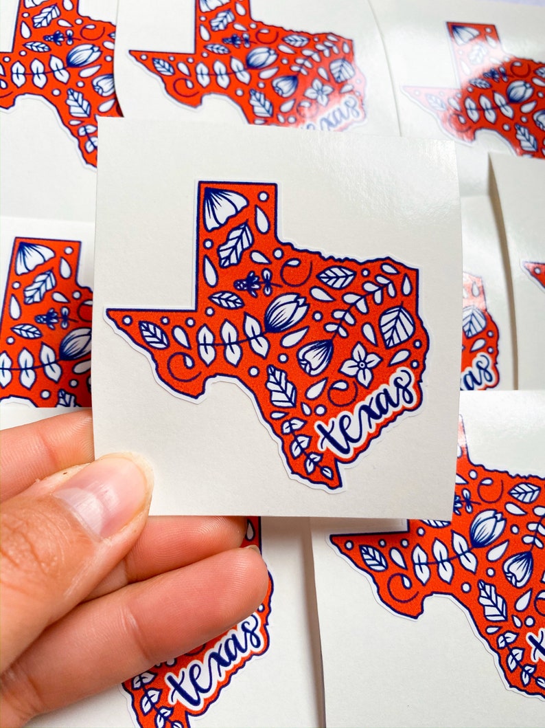 Texas Sticker States Stickers TX Sticker Stickers for - Etsy New Zealand