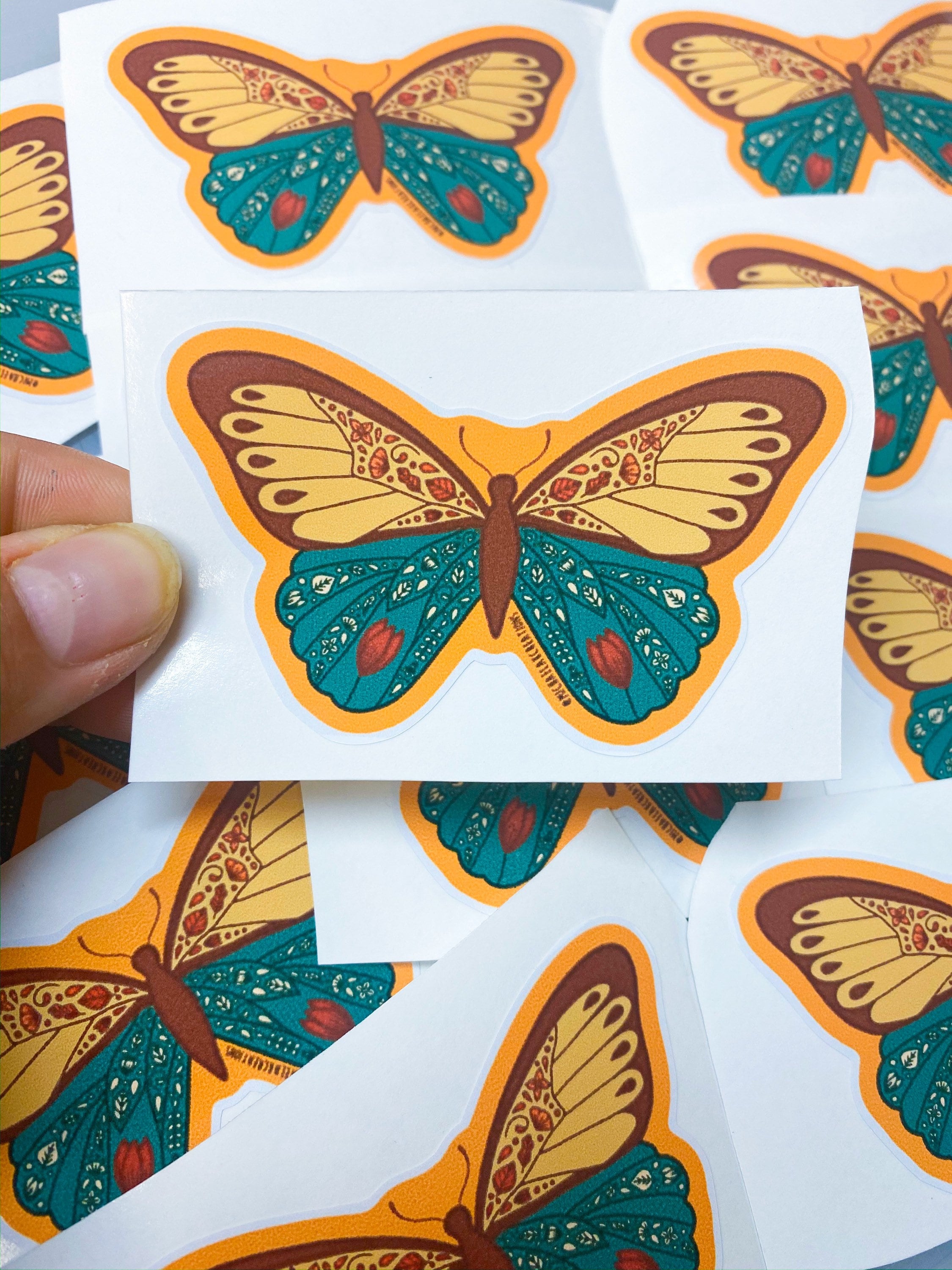 Butterfly Stickers Bug Sticker Stickers for Hydroflask | Etsy
