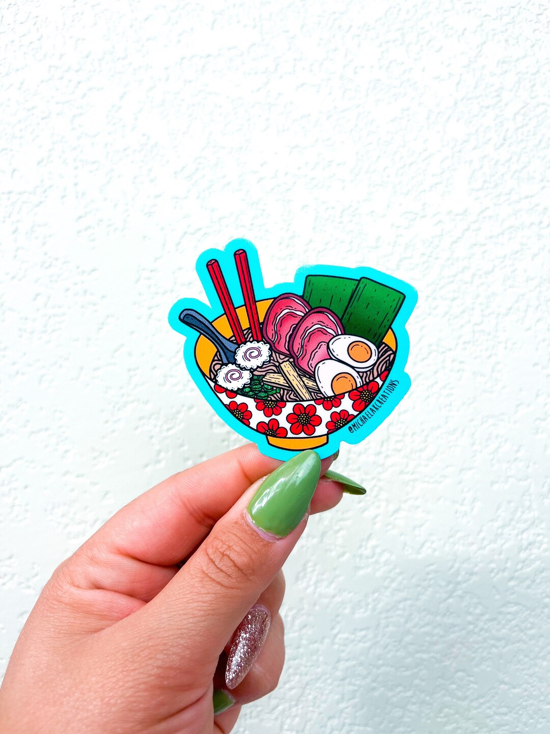 Ramen Sticker |food Sticker|noodle Sticker |hydro Flask Stickers | Cool ...