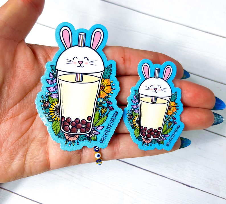 Boba Bunny Sticker|boba Animal Sticker|boba Sticker|stickers for ...