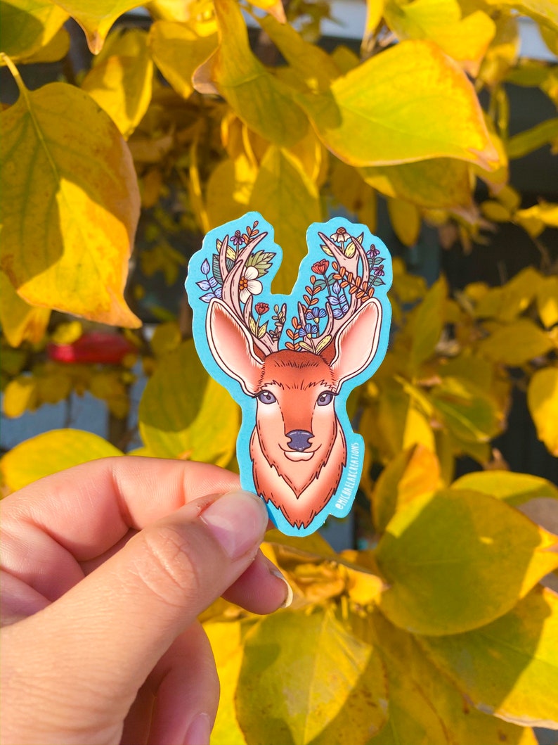 Deer Sticker Stickers Stickers for Hydroflask Laptop - Etsy