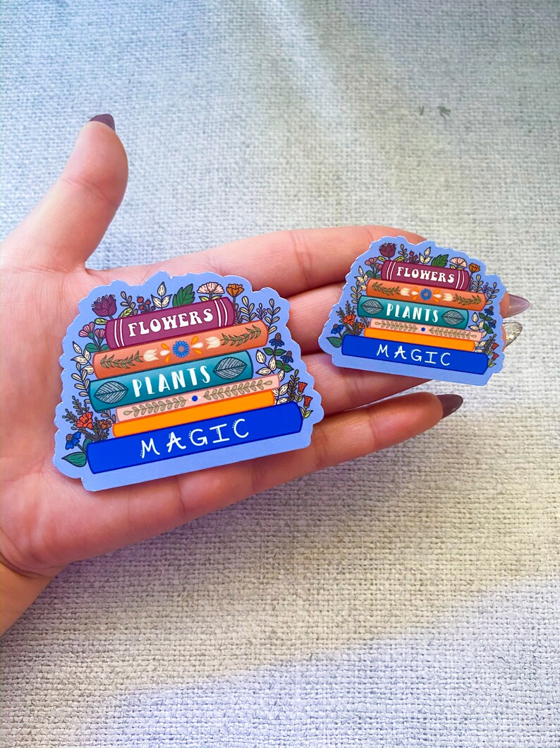 Book Stack Sticker| Book Sticker| Bookworm Sticker| Stickers for ...