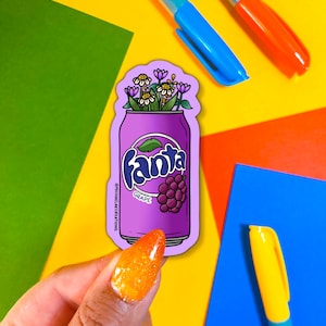 Grape Soda Sticker,stickers for Hydroflask,laptop Sticker,cute Car ...