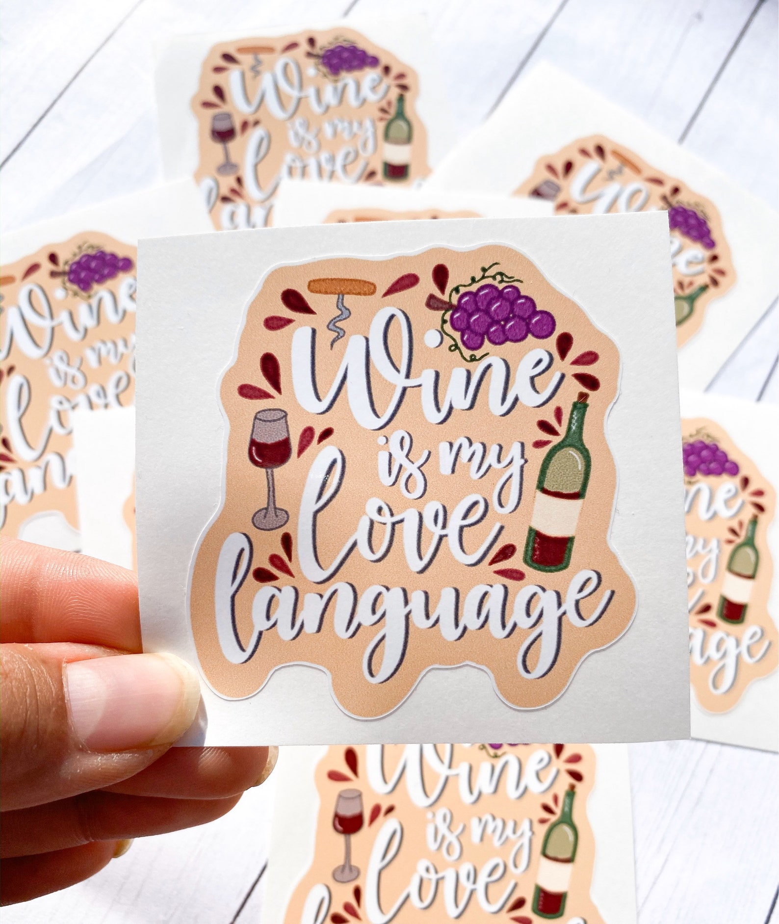 Wine Sticker | Wine Lover Gift| Wine Gift | Stickers for Hydroflask ...