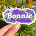 Custom Name Sticker Moon Name Sticker Name Sticker Stickers for ...