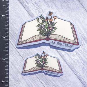 Book Sticker | Stickers for Hydroflask | Laptop Stickers | Water Bottle ...