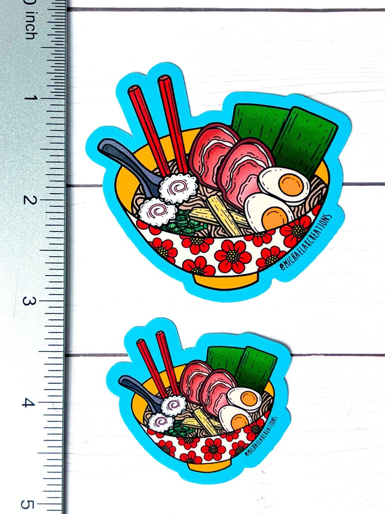 Ramen Sticker |food Sticker|noodle Sticker |hydro Flask Stickers | Cool ...