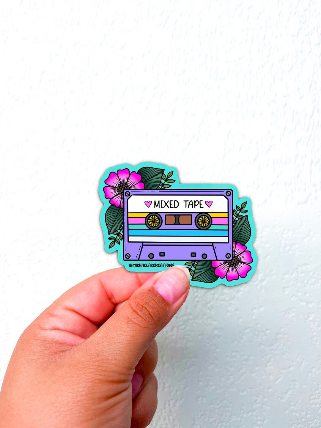 Mix Tape Sticker | Mix Tape Sticker | Cute Sticker| Stickers for ...